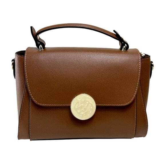 Ivan Troy | Bags | Alya Luxury Wrist Brown Leather Shoulder Bag | Poshmark